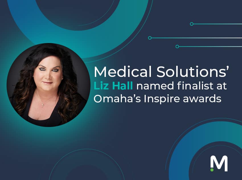 Medical Solutions’ Liz Hall named finalist at Omaha’s Inspire awards - Medical Solutions